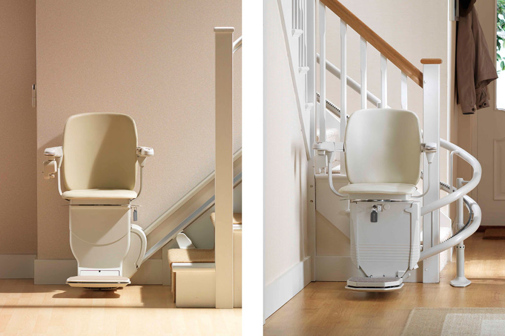 Stairlift Types depending on rails, features and stairs | Stannah